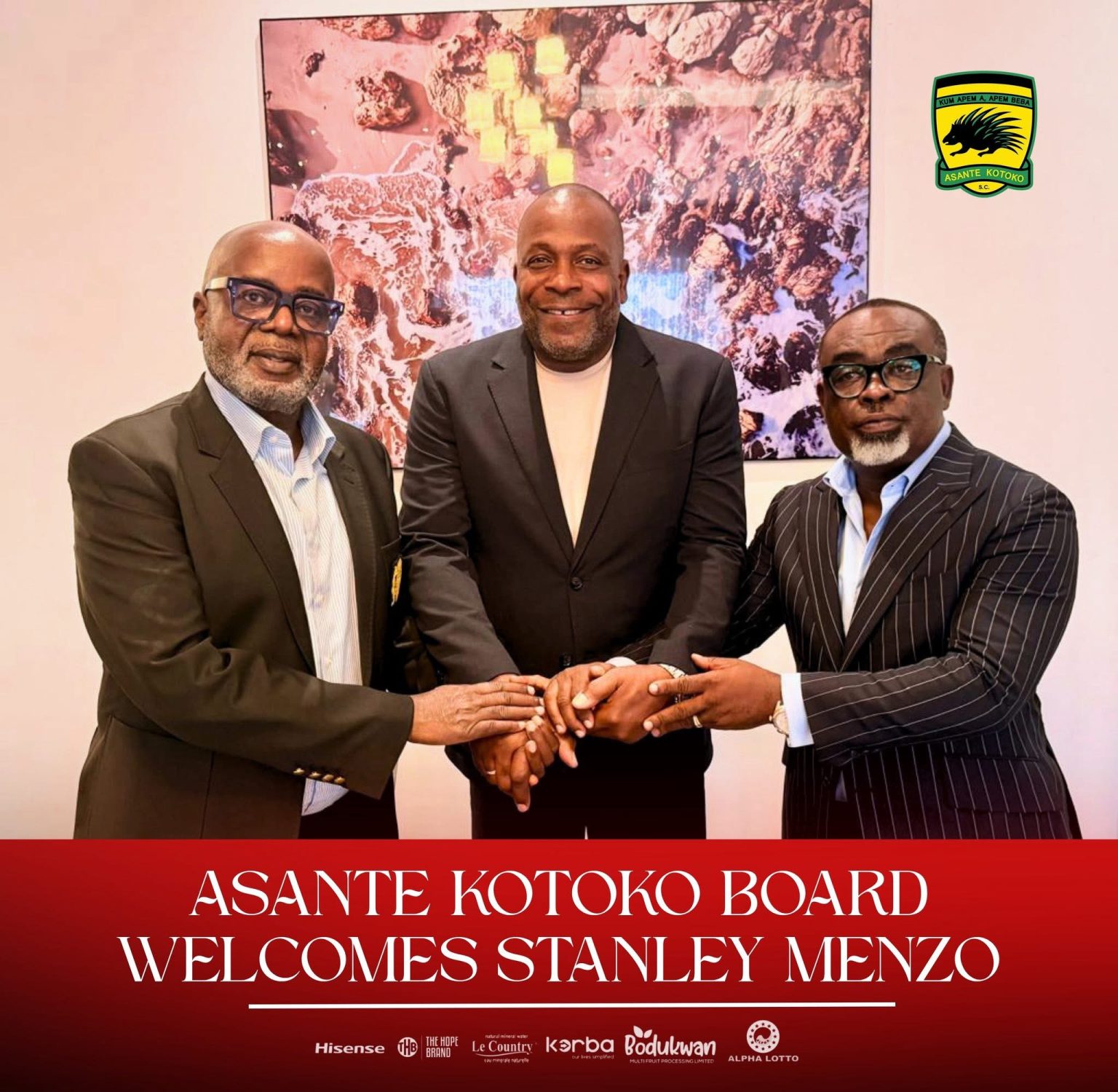 Asante Kotoko Appoint Stanley Menzo as Technical Director - Ahotor 92.3 FM